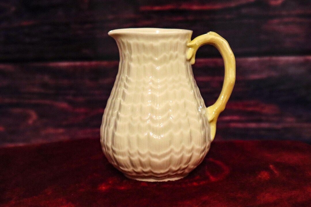 Vintage Belleek Milk Pitcher / Ceramic Milk Pitcher - Etsy