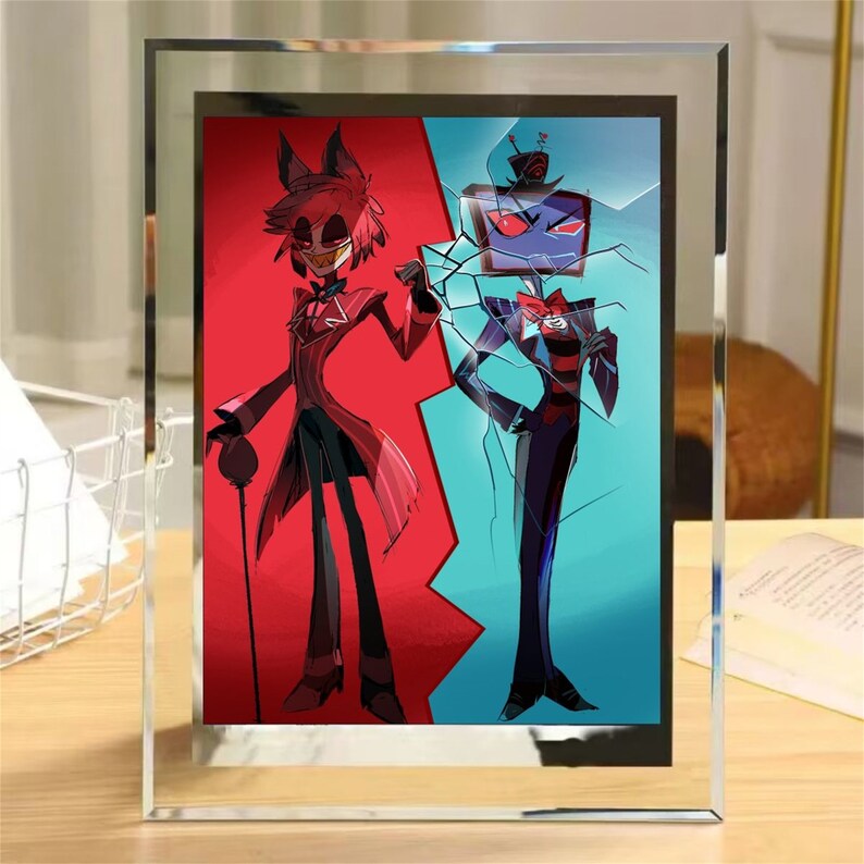 Hazbin Hotel Peripheral Crystal Photo Frames, 6-inch Photo Dormitory ...