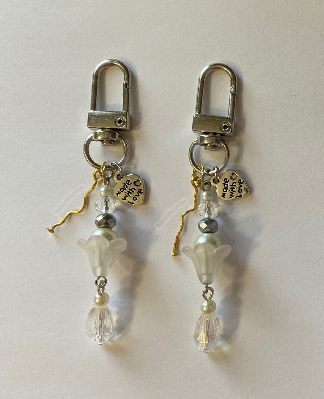 Invisible String Inspired Matching Keychains - Etsy