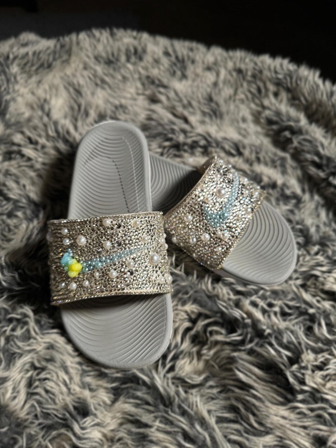 Bling Custom Nike Slides - Etsy