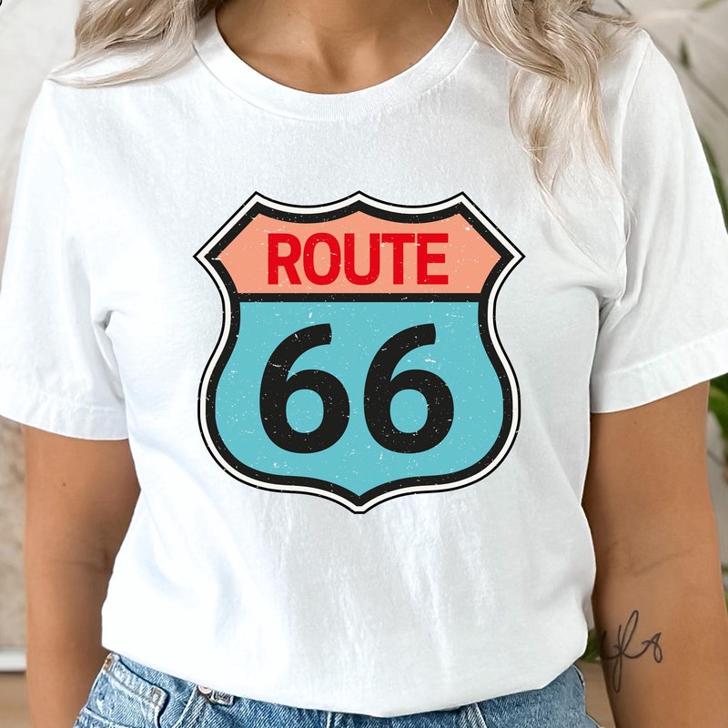 Route 66 T Shirt - Etsy