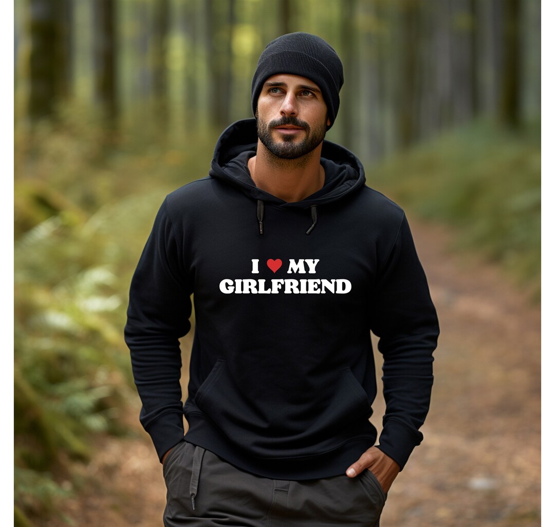 I Heart My Girlfriend Sweatshirt, I Heart My Girlfriend Hoodie, Cute ...
