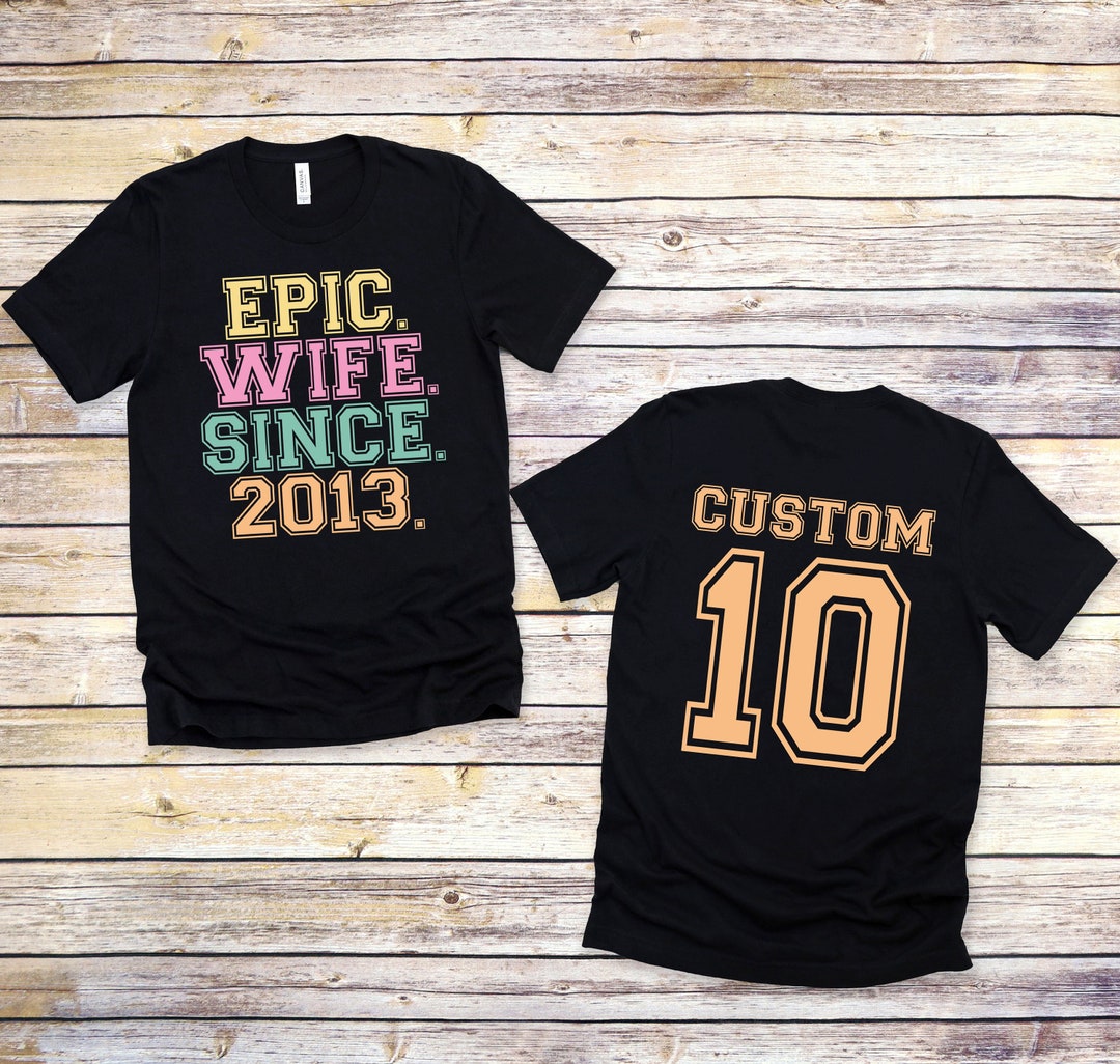 Custom Anniversary Shirts, 25th Anniversary Shirts, 10th Anniversary ...