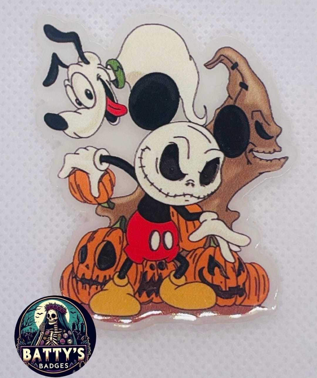 Jack/mikey Twist Glow in the Dark Badge Reel - Etsy