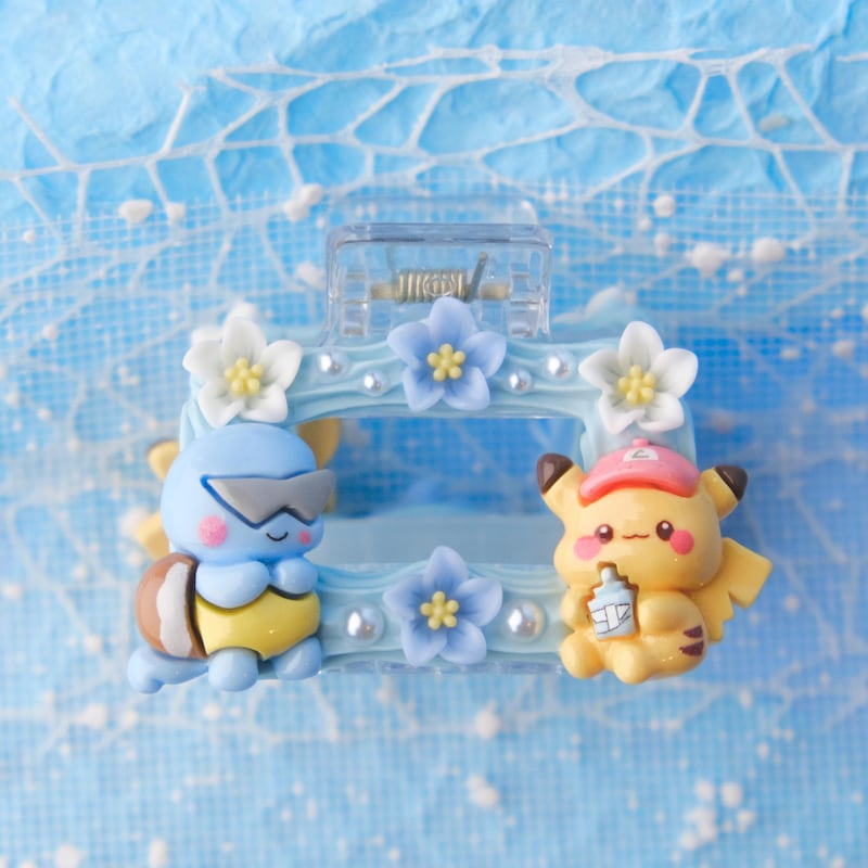 Pokemons Hair Claw Clip - Etsy
