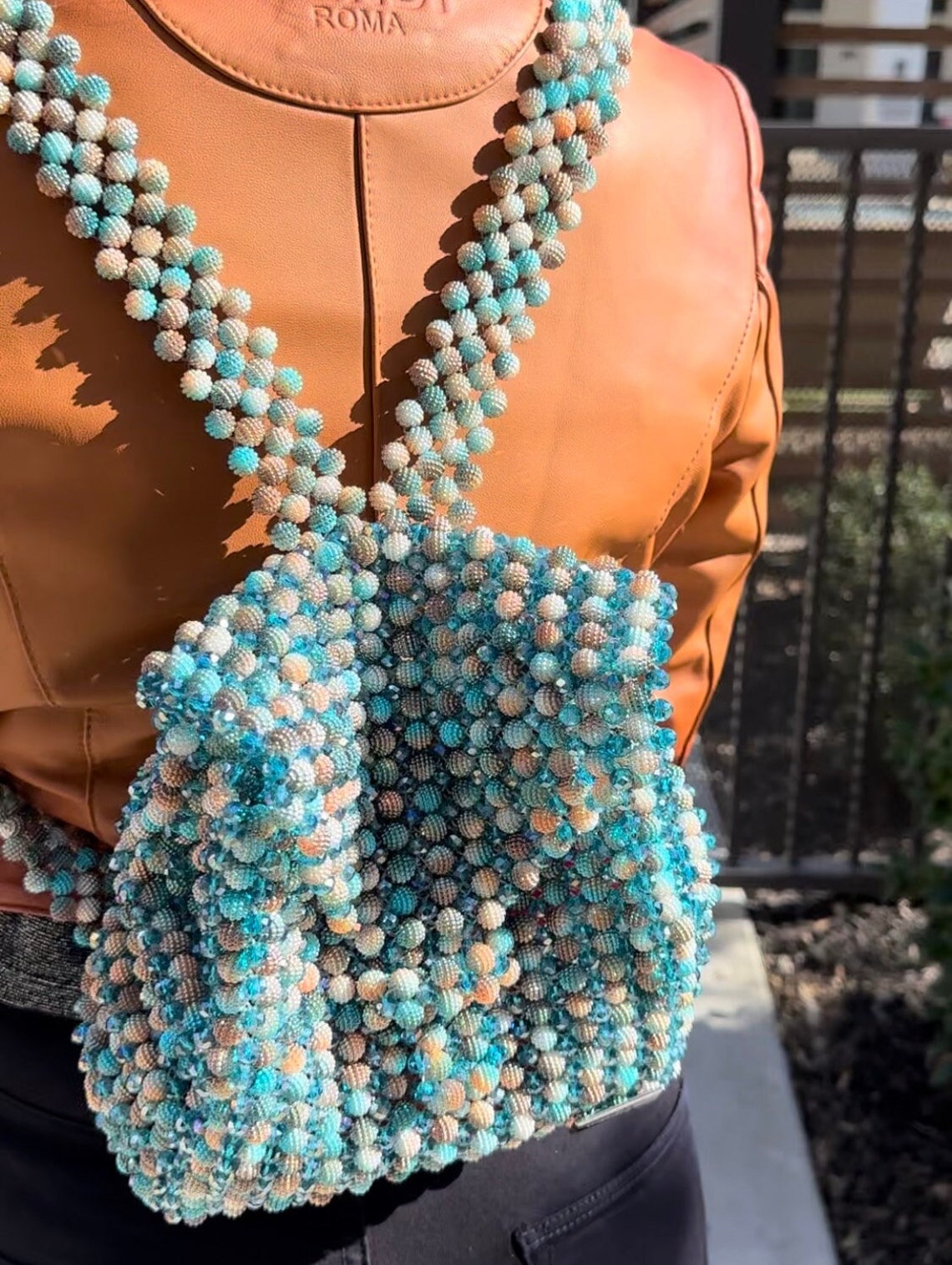 Crystal Backpack Made of Beads - Etsy Canada