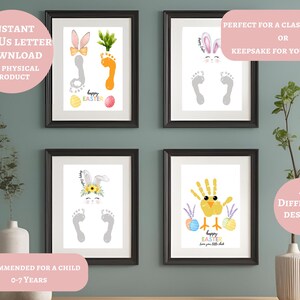 Easter Theme Hand Print Craft, Activity Printable, Toddler Handprint ...