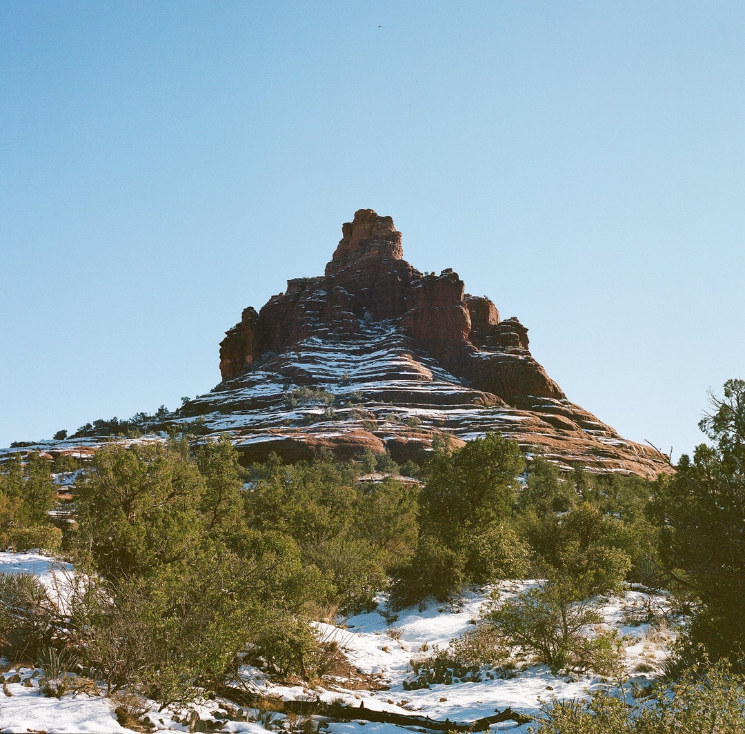 Sedona Bell Rock Snowscape - Etsy