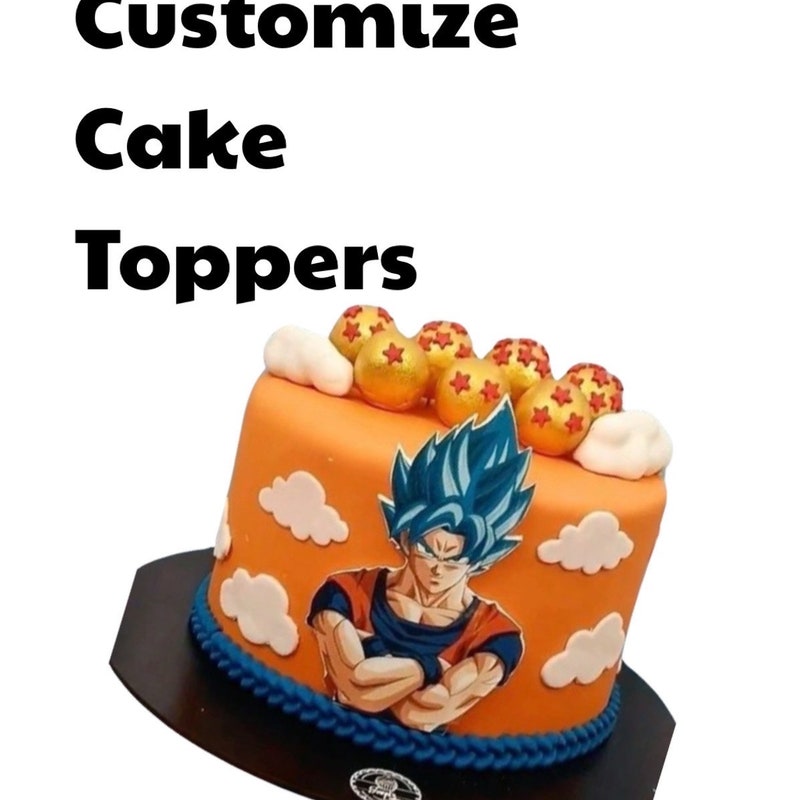 Dragon Ball Z Cake Topper - Etsy