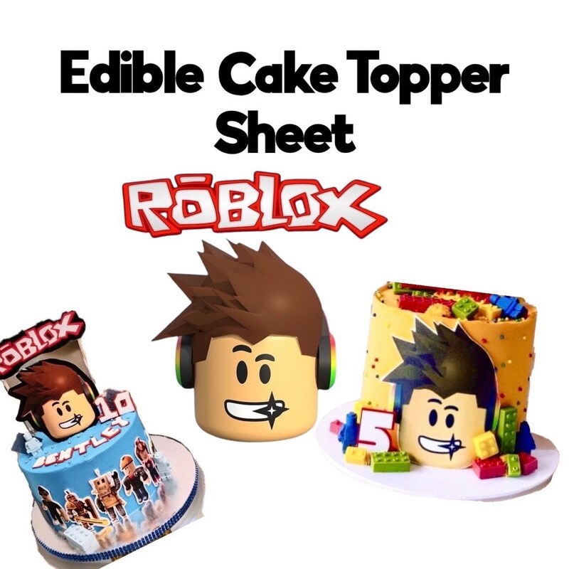 Roblox Cake Topper - Etsy