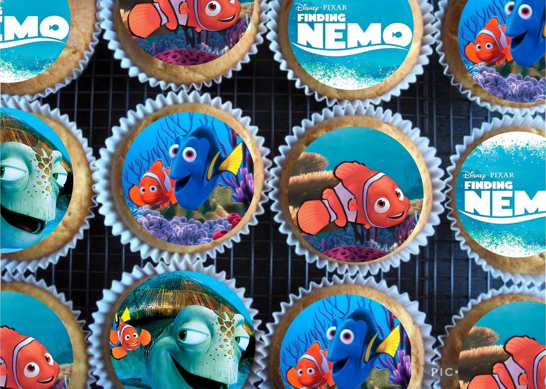 Nemo , Cupcake Toppers , Cake Topper, Kids Cupcakes - Etsy UK