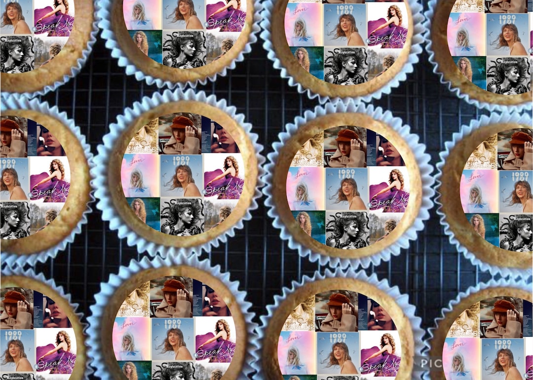 Taylor Swift Cupcake Toppers , Edible Cupcake Toppers , Taylor Swift ...