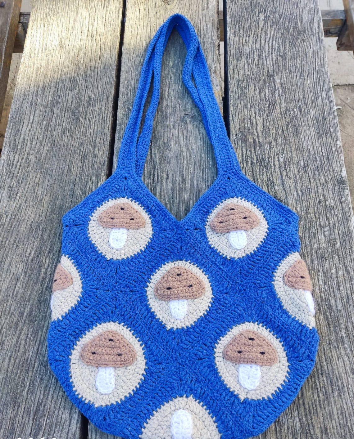 Handmade Mushroom Bag, Mushroom Crochet Bag, Women Bag, Unique Mushroom ...