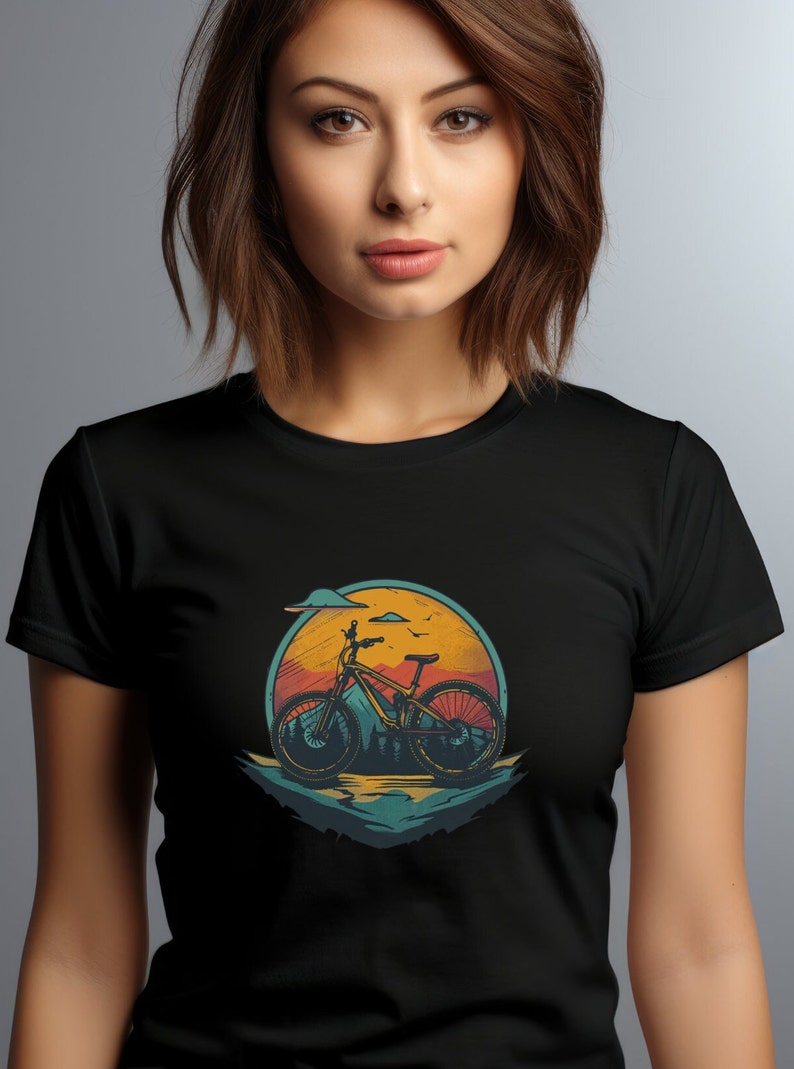 Mountain Bike Tee Shirt, Cyclist Gift,outdoor Cycling Shirt, Biking ...