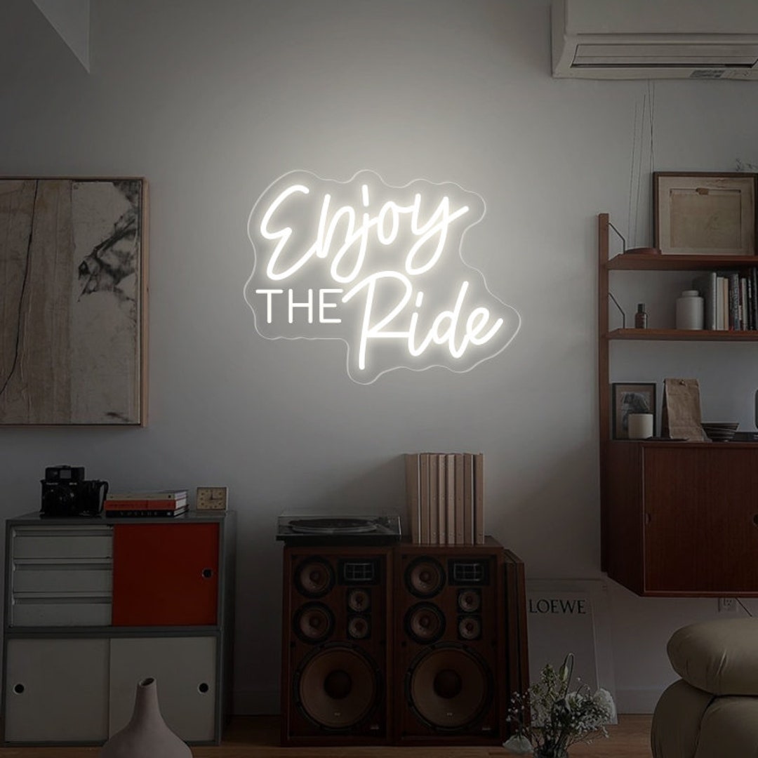 Enjoy the Ride Neon Sign,sports Neon Sign, Custom Neon Sign Gym Logo ...