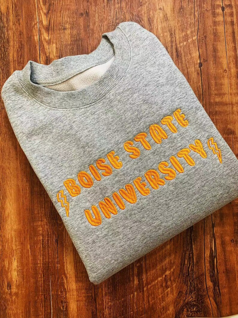 Custom College Sweatshirt, Embroidered University Sweatshirt, Trendy ...