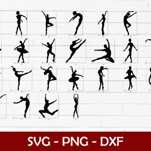 25 Designs Ballerina Silhouette, Ballet, Ballerina Clipart, Ballet Dance Clipart Vector, SVG ...