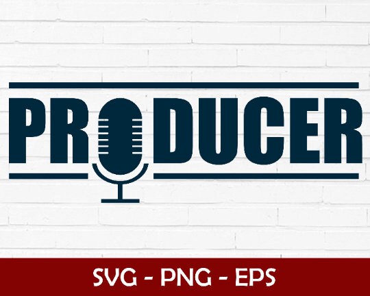 Producer SVG Clipart, Vector Clipart, Ready to Print on T-shirts / Mugs ...