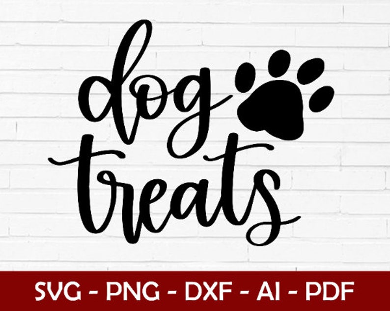 Dog Treats SVG, Vector Clipart, Ready to Print on T-shirts, Mugs ...