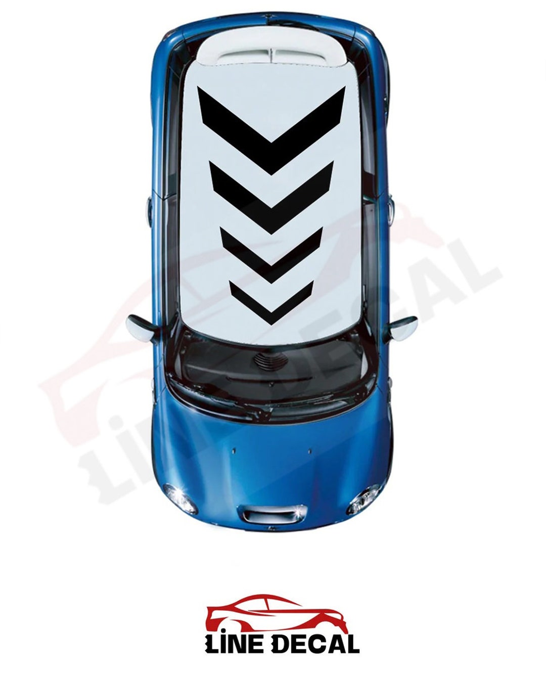 Mini Cooper Ceiling Decal Mini Cooper Ceiling Stripe Sticker Car Decal ...
