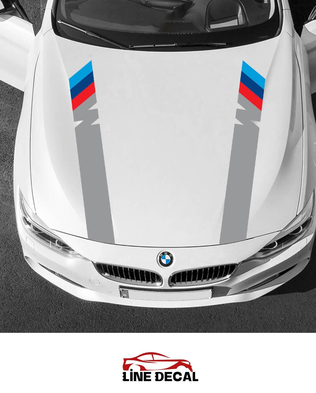 Logo M Performance Limited Edition Side Door Reflective Sticker for BMW ...