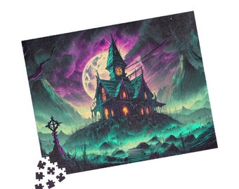 Ooky Spooky Haunted House 30 Piece Jigsaw Puzzle - Etsy