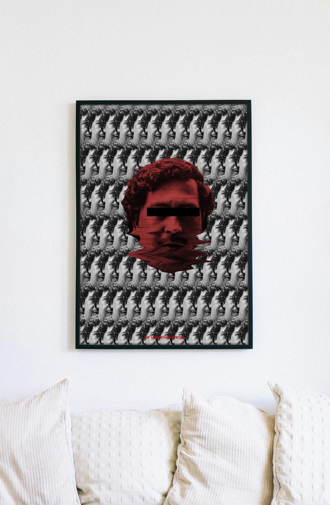 Pablo Escobar Digital Print, Contemporary Art, Frame Poster, Canvas ...