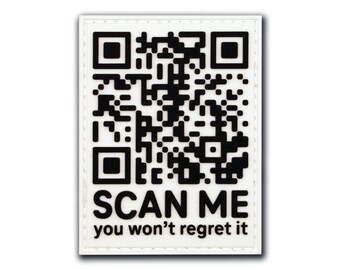 Rick Roll QR Code Meme Funny PVC Morale Patch - Etsy