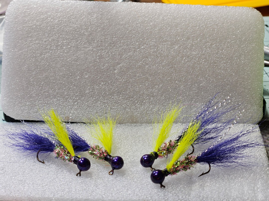 Cajun Style Dirty Tiger Crappie Jig | Hand Poured & Hand Tied Crappie ...