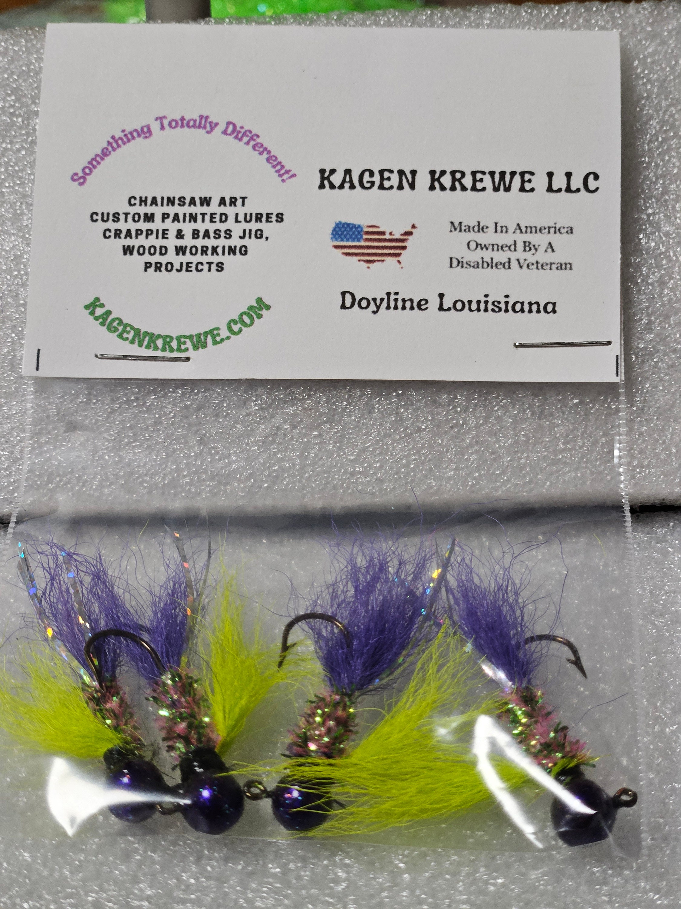 Handmade Cajun Style Swamp Buster Crappie Jig - Perfect for Fishing ...