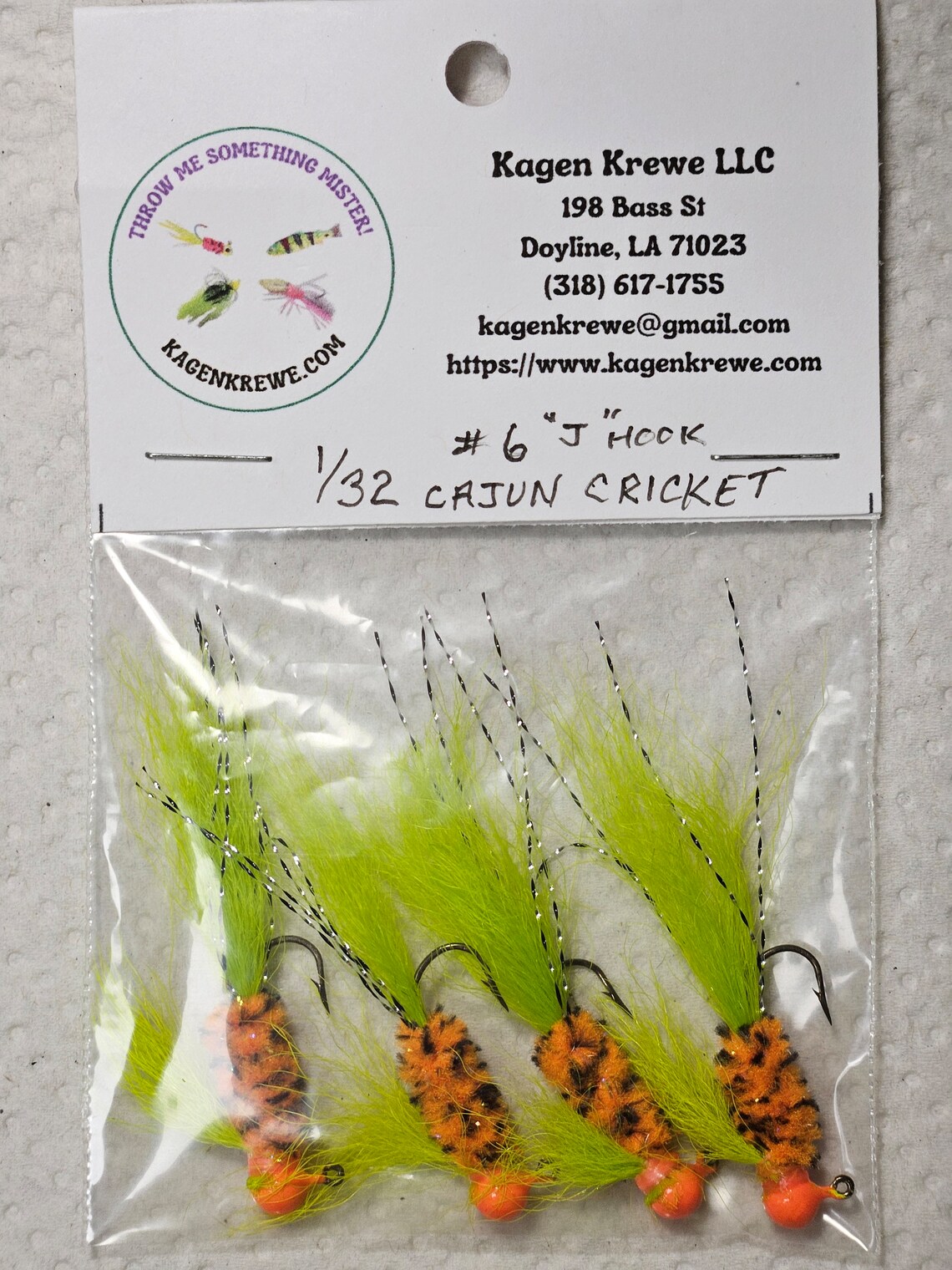 Hand-poured Cajun Cricket Crappie Jigs – Hand-tied Fishing Lures, Set ...