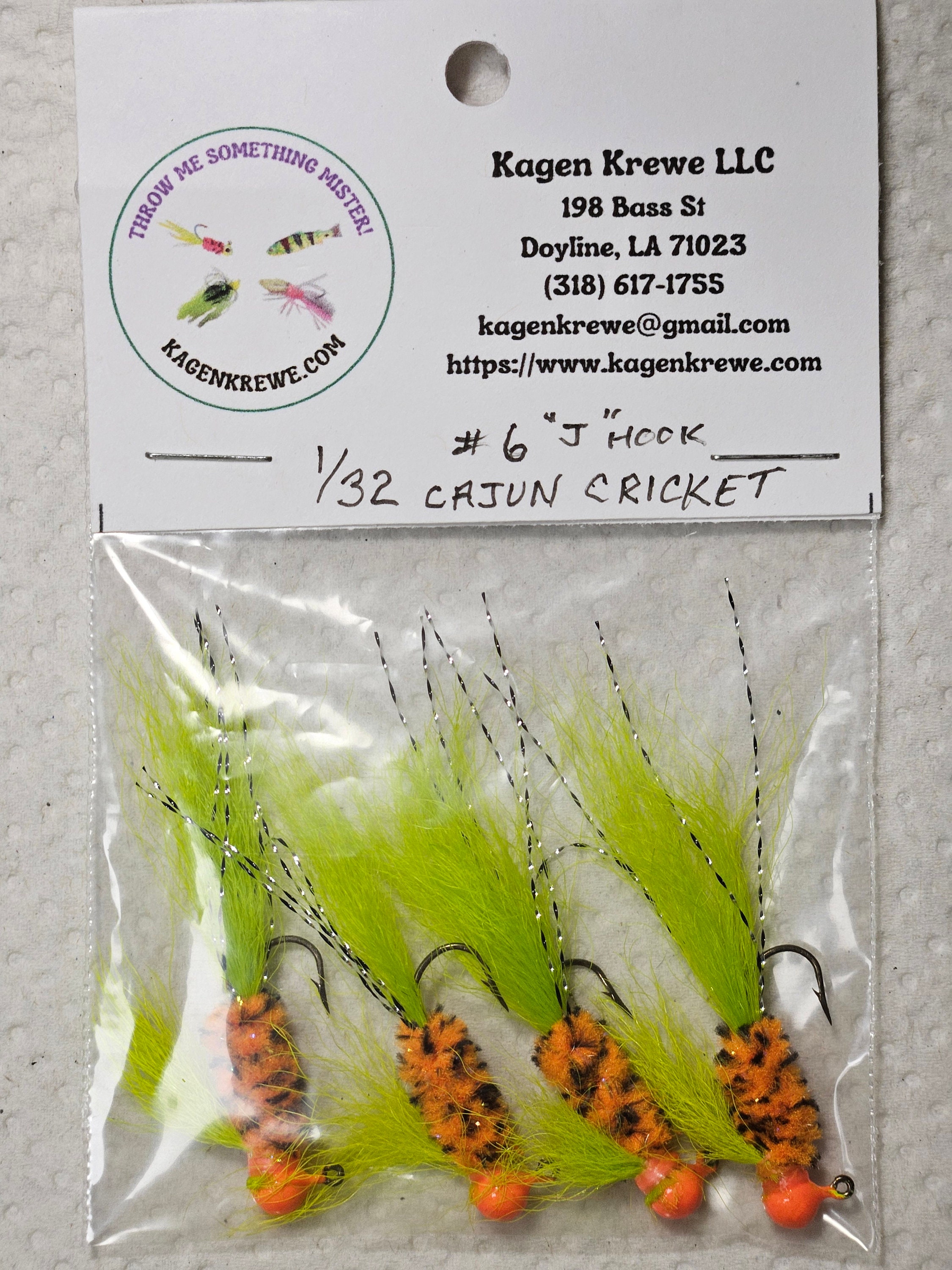 Hand-poured Cajun Cricket Crappie Jigs – Hand-tied Fishing Lures, Set ...