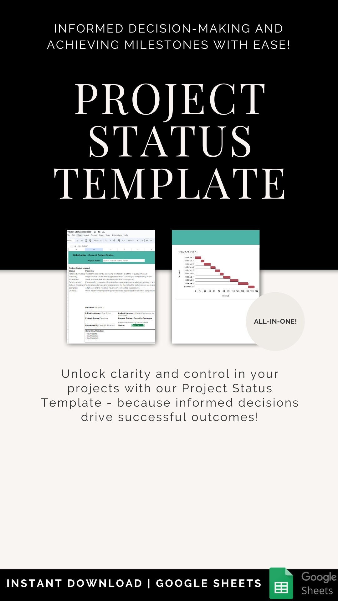 Project Status Report Project Manager Project Management Template ...