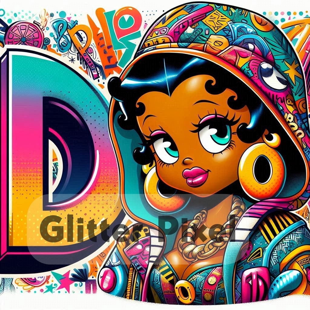 Betty Boop Letters - Etsy