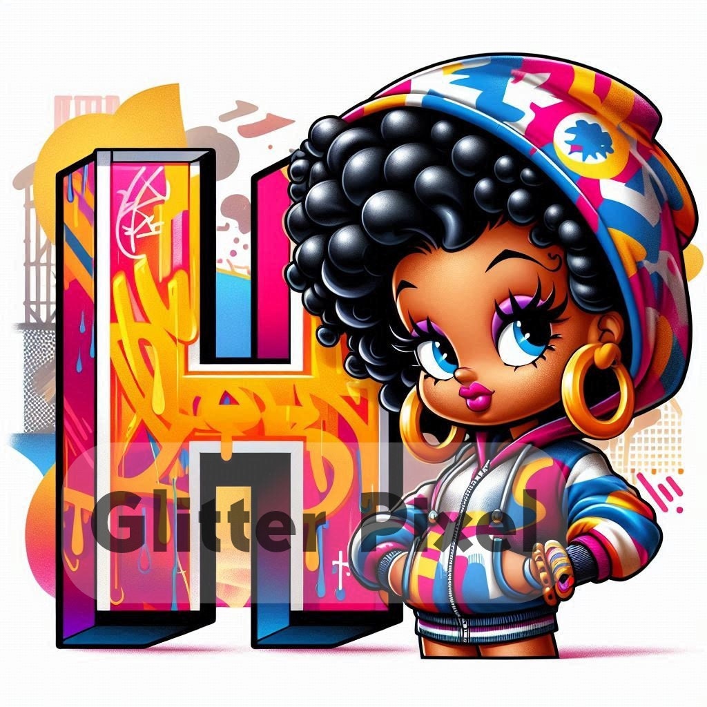 Betty Boop Letters - Etsy