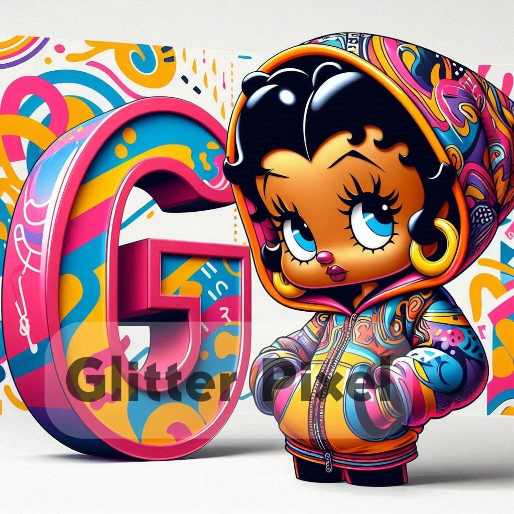 Betty Boop Letters - Etsy