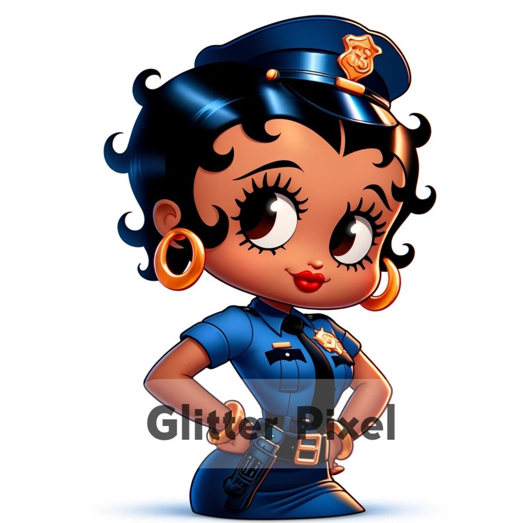 Police Betty Boop - Etsy