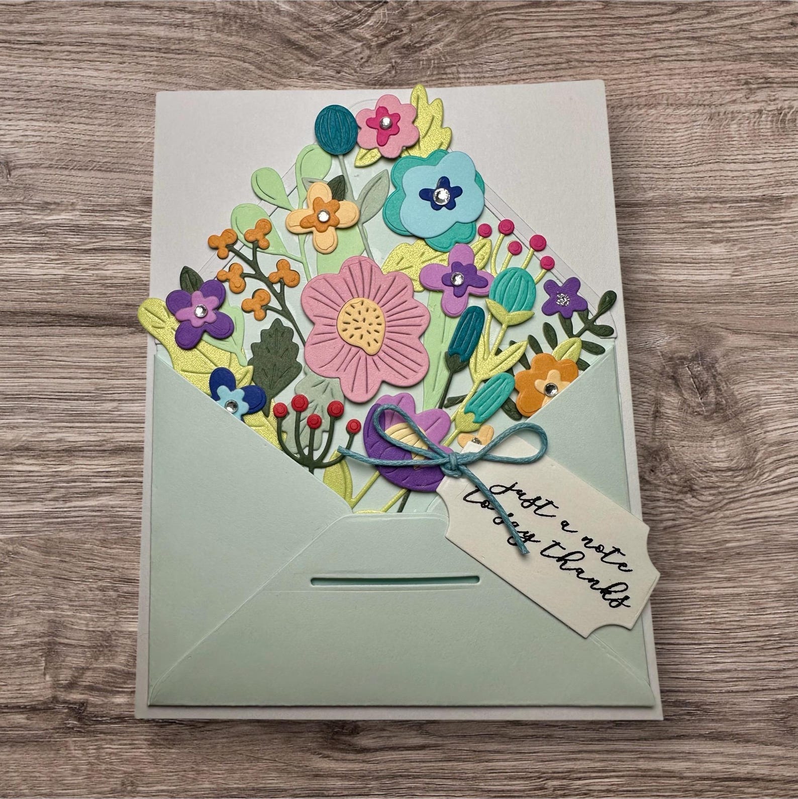Handmade Greeting Card - Birthday, Thank You, Sending Good Thoughts ...