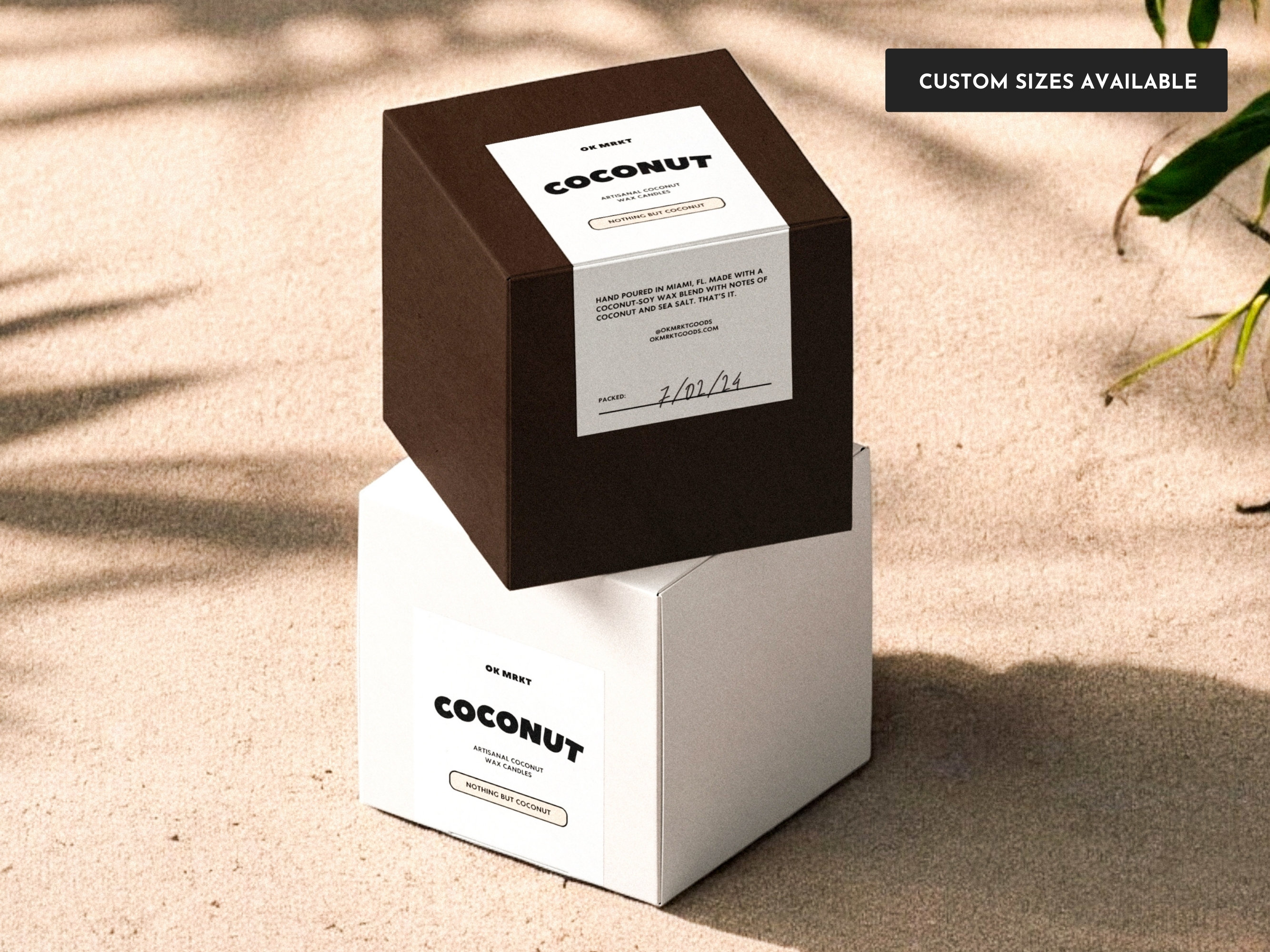 Editable Box Label Template - Box Seal Label - Order Packaging Sticker ...