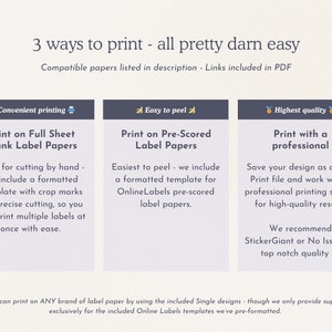 Editable Box Seal Label, Order Packaging Sticker, Box Label Template ...