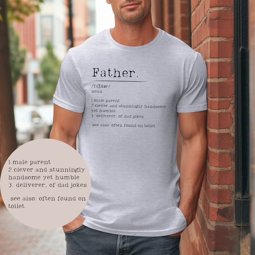 Father Definition Tee, Cool Dads Club Shirt, Funny Husband Merch, Gift ...