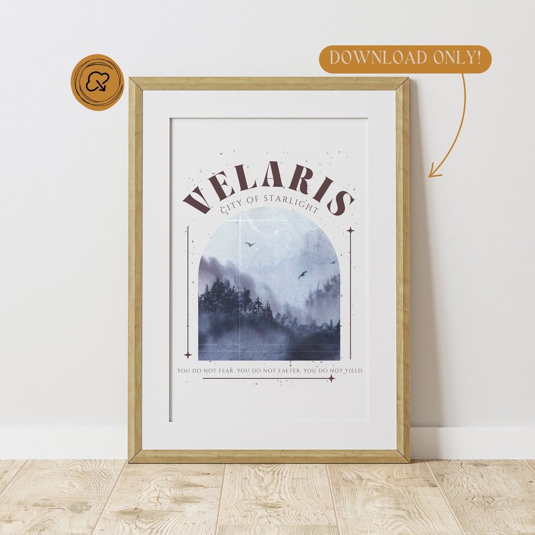 Velaris Digital Print | Velaris ACOTAR Print | Velaris City of ...