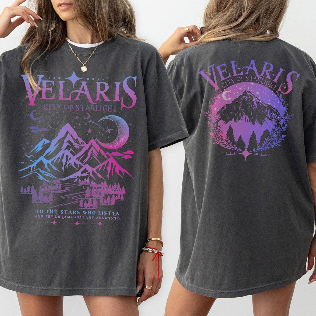 Velaris Shirt, ACOTAR Comfort Colors, City of Starlight, Night Court T ...