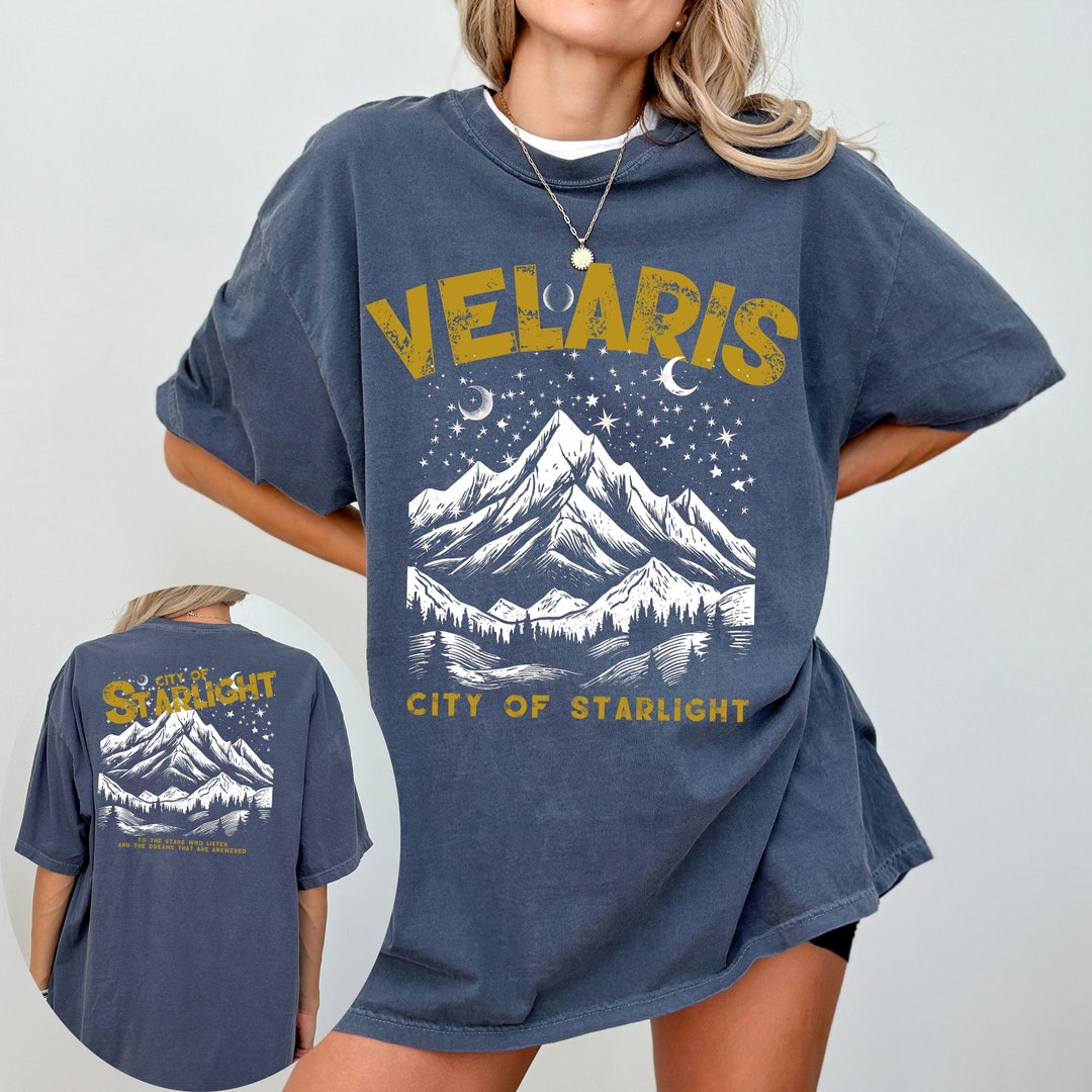 Velaris Shirt, ACOTAR Comfort Colors, City of Starlight, Night Court T ...
