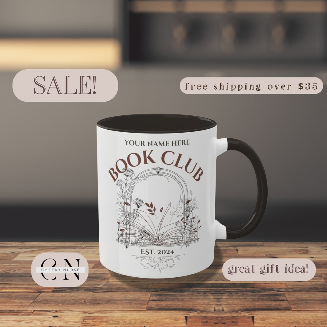Customize Book Club Mug | Design Your Own Mug | Book Club Since ...