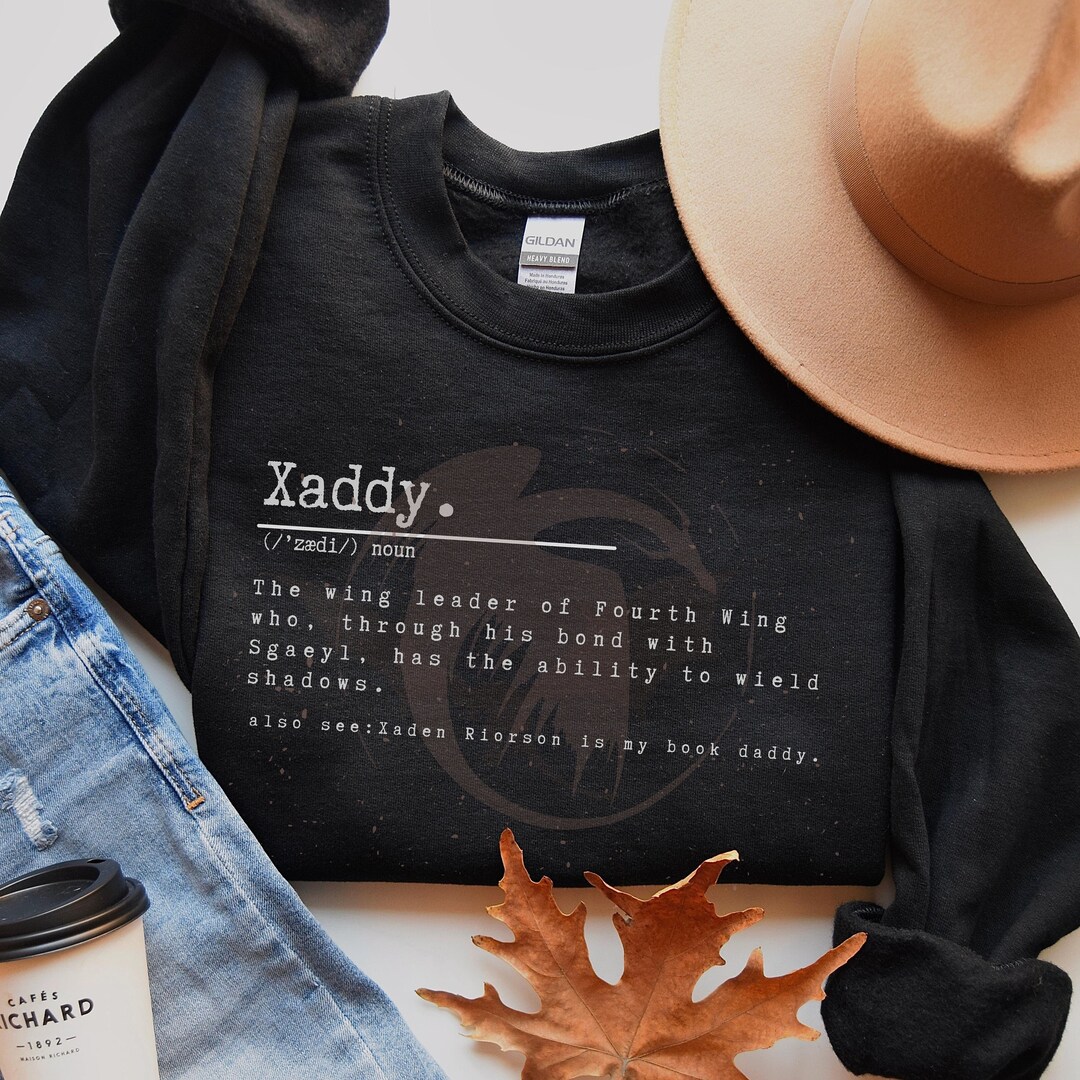 Xaddy Sweater | Fourth Wing Sweater | Iron Flame Sweatshirt | Fourth ...