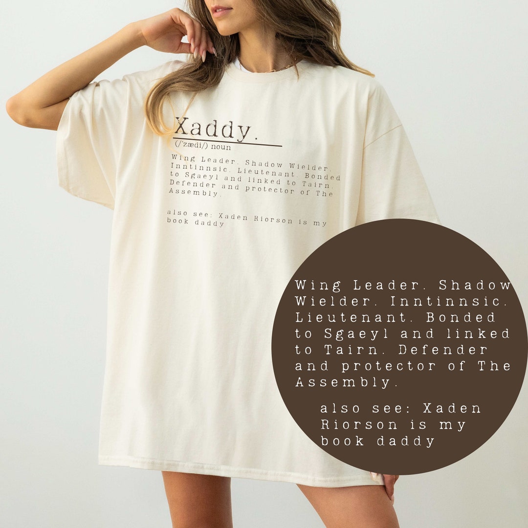Xaddy, Xaddy Shirt, Xaddy T-shirt, Xaden Riorson, Xaden Fourth Wing ...