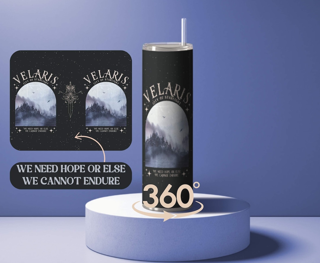 Velaris Tumbler, City of Starlight, ACOTAR Travel Cup, Night Court ...
