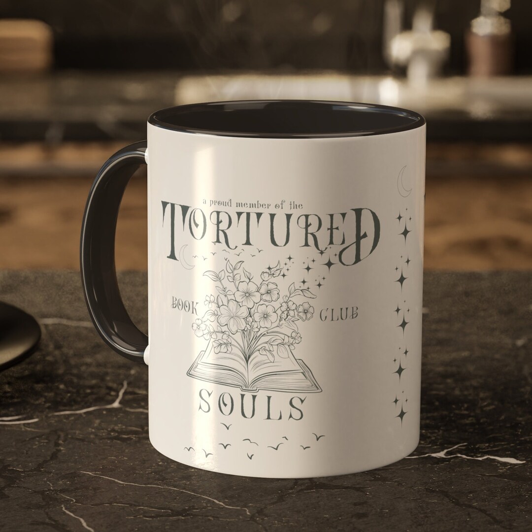 Tortured Souls Mug, Tortured Poets, Book Lover Gifts, I'm Booked, Cozy ...