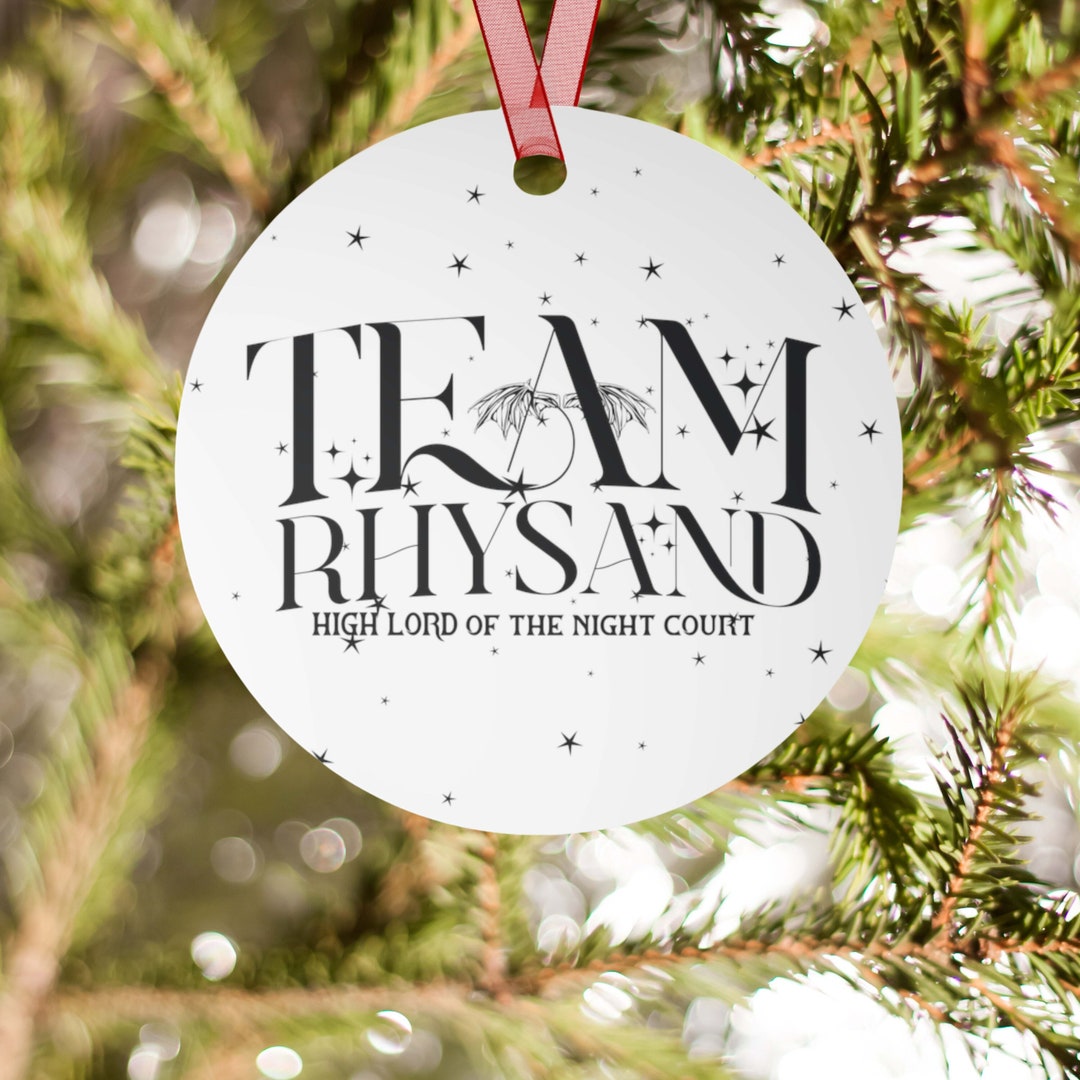 Team Rhysand Ornament, ACOTAR Merch, Rhysand Xmas, Sarahj Maas Lover ...
